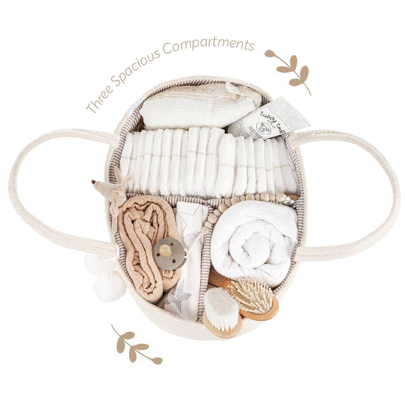 Rope Diaper Caddy | Beige – Shop Little Cousins