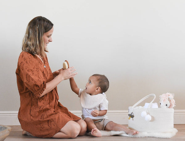 Rope Diaper Caddy | Beige – Shop Little Cousins