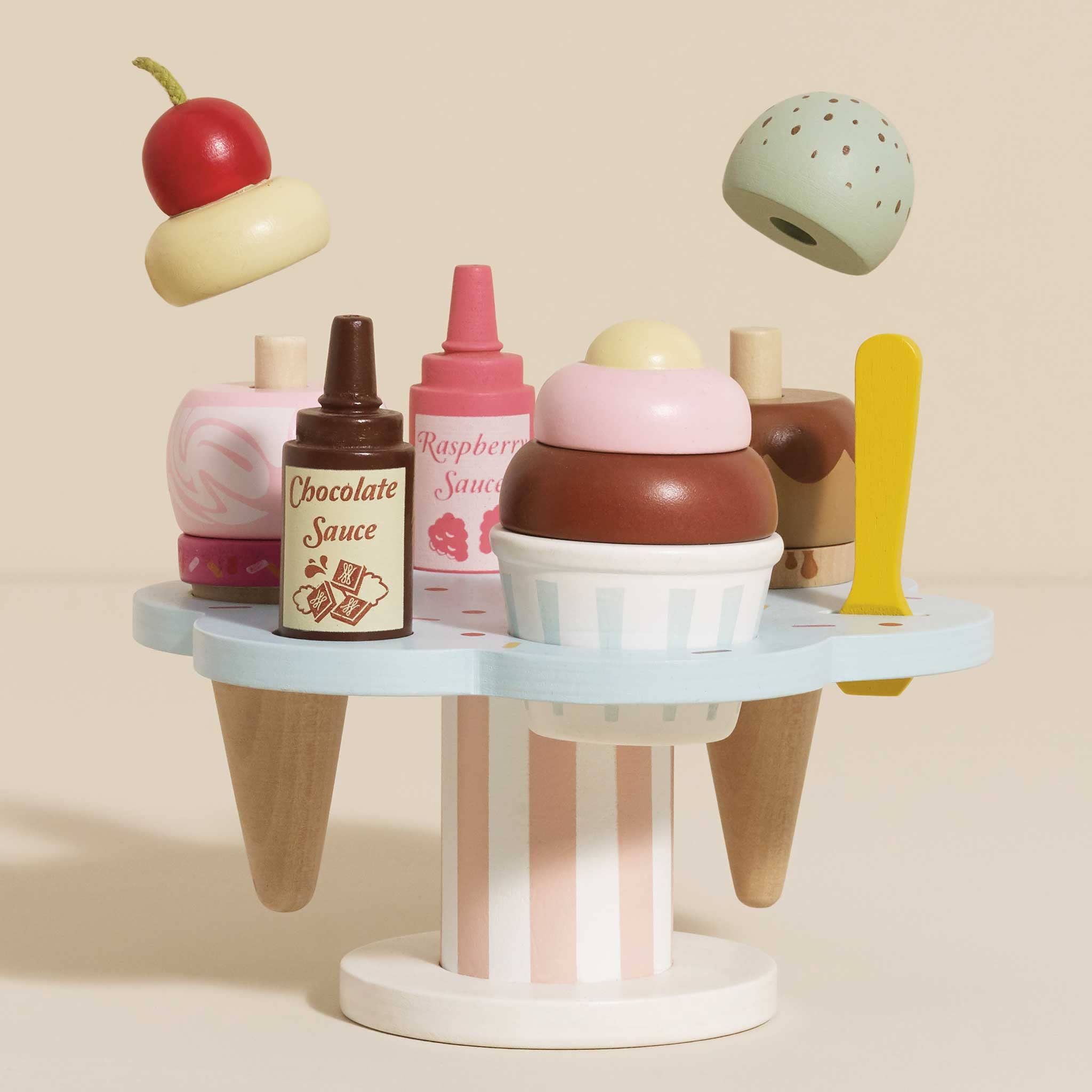 Wooden Ice Cream Stand & Toppings – Shop Little Cousins